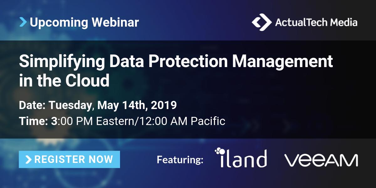 Webinar: Simplifying Data Protection Management in the Cloud Achieve D...