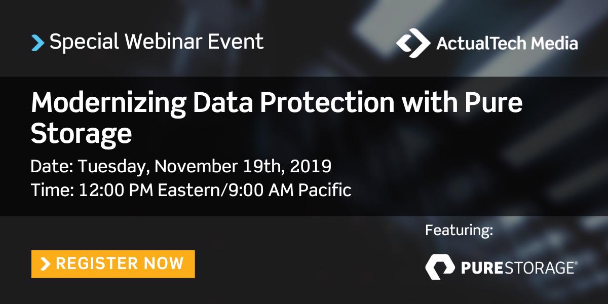 Webinar: Modernizing Data Protection with Pure Storage