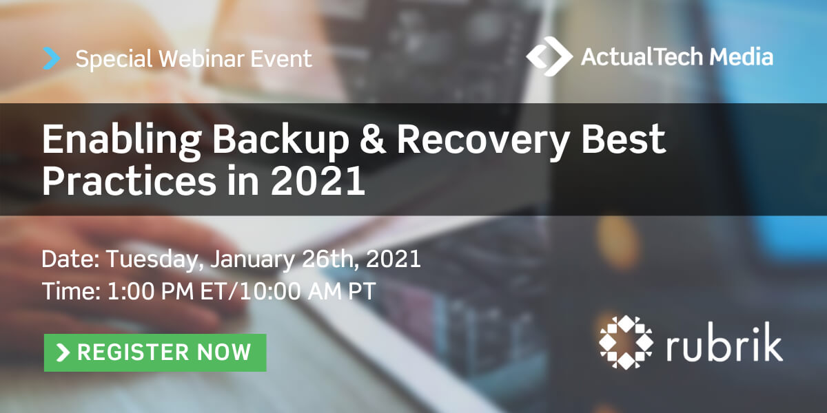 Webinar: Enabling Backup & Recovery Best Practices in 2021
