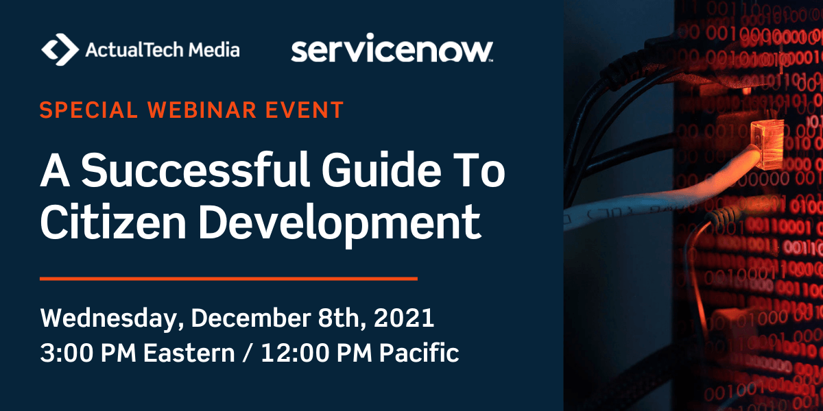 Webinar: A Successful Guide To 'Citizen' Development