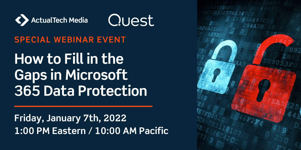 Webinar: How to Fill in the Gaps in Microsoft 365 Data Protection