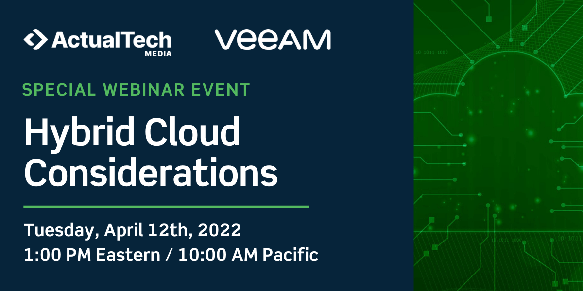 Webinar: Hybrid Cloud Considerations