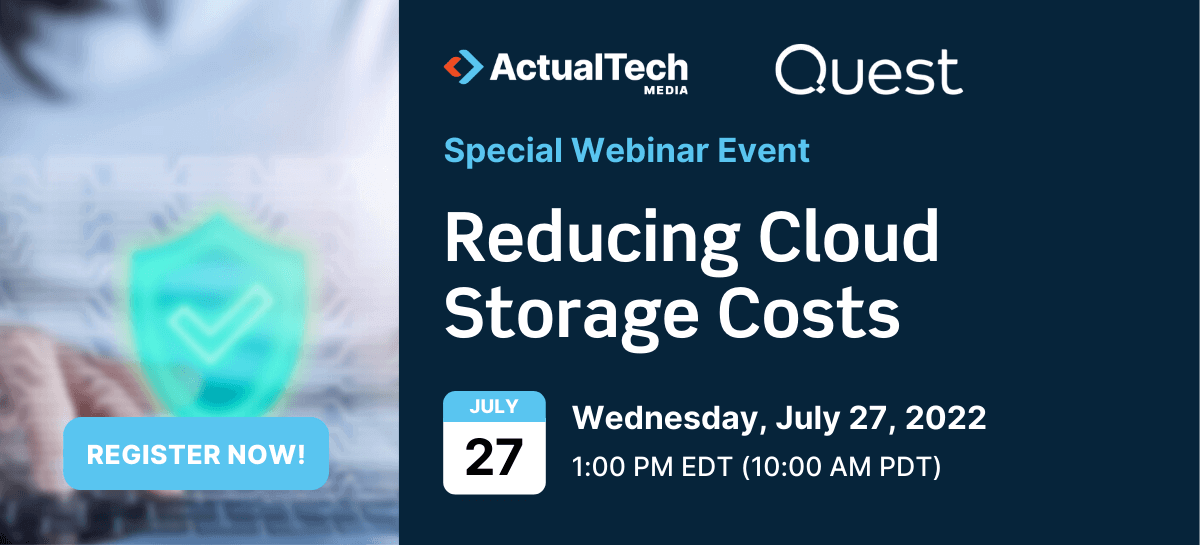 IT Webinar: Reducing Cloud Storage Costs