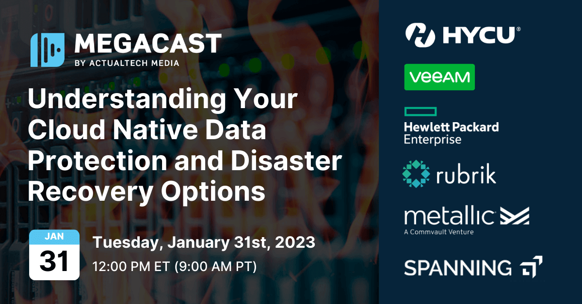 Webinar: Understanding Your Cloud Native Data Protection and Disaster...