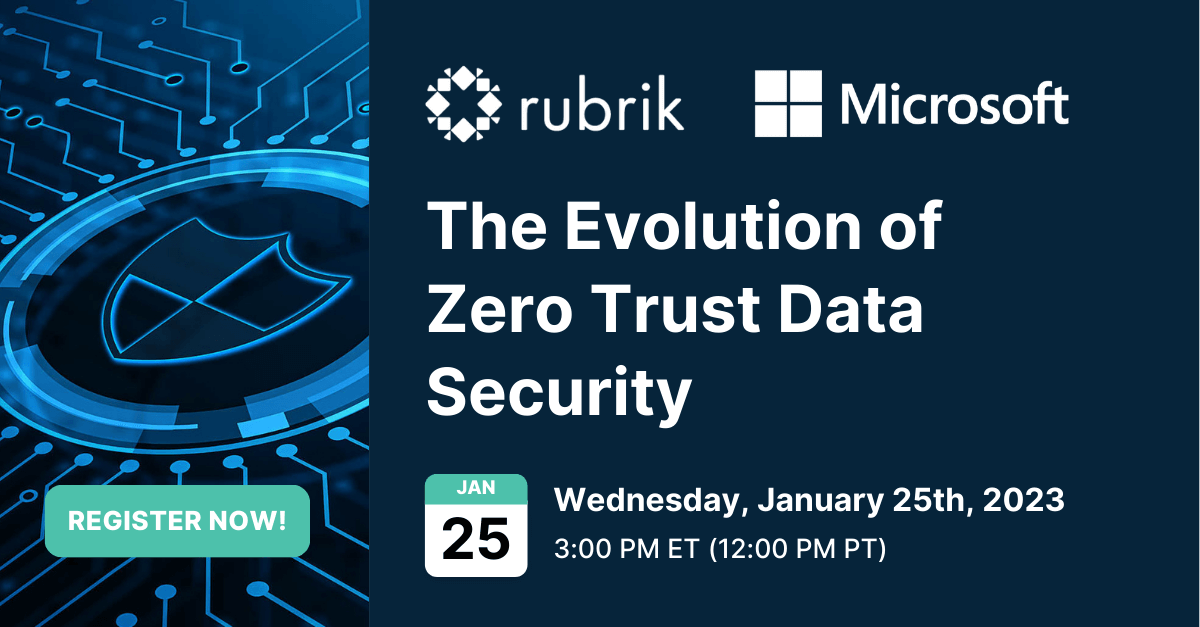 Webinar The Evolution Of Zero Trust Data Security