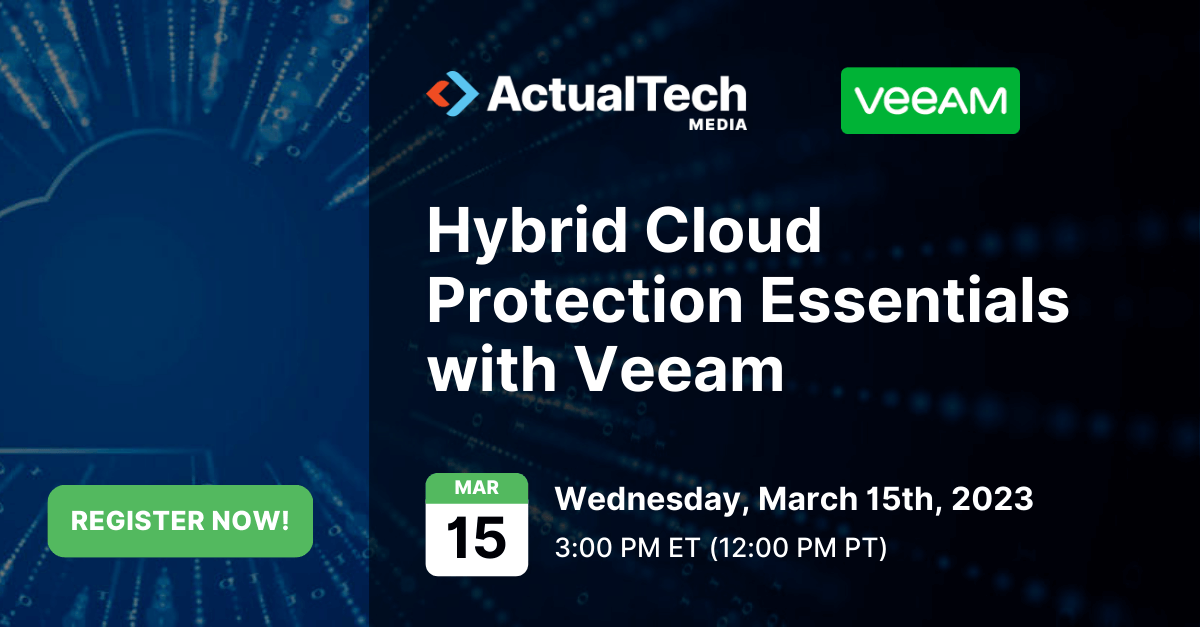 Webinar: Hybrid Cloud Protection Essentials with Veeam