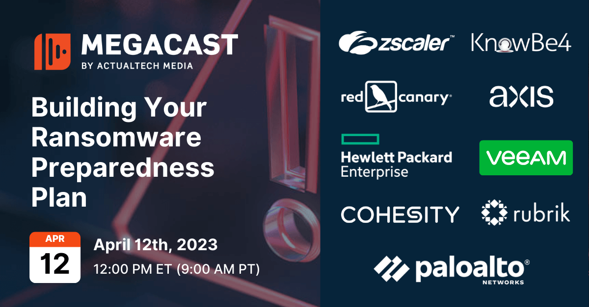 Webinar: Building Your Ransomware Preparedness Plan