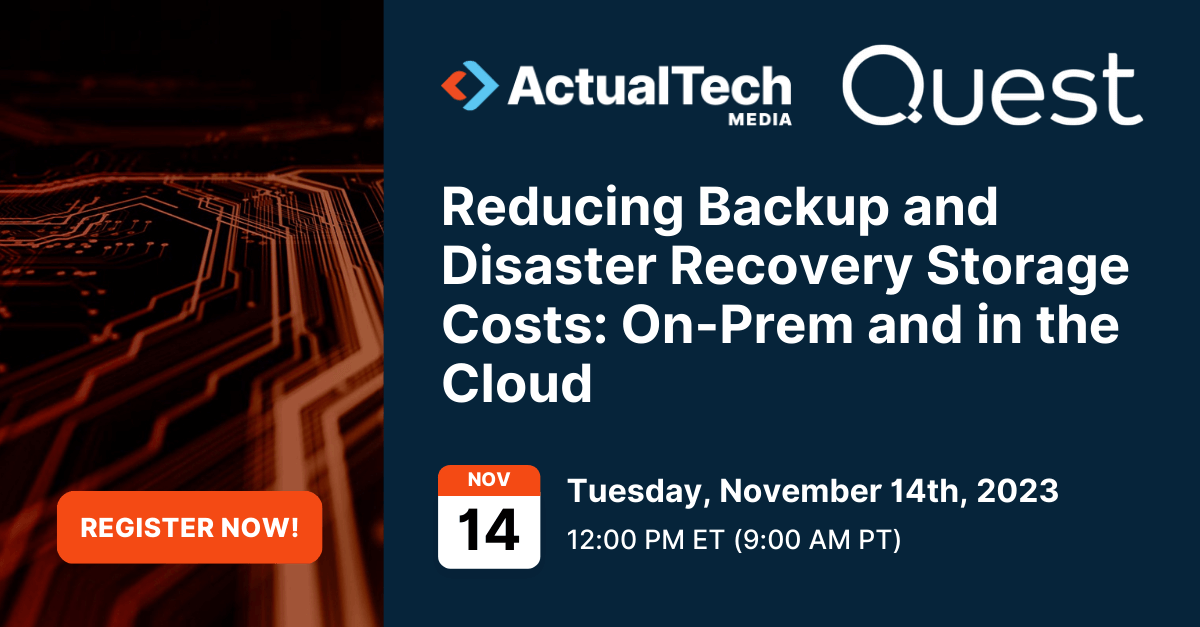 Webinar: Reducing Backup and Disaster Recovery Storage Costs: On-Prem...