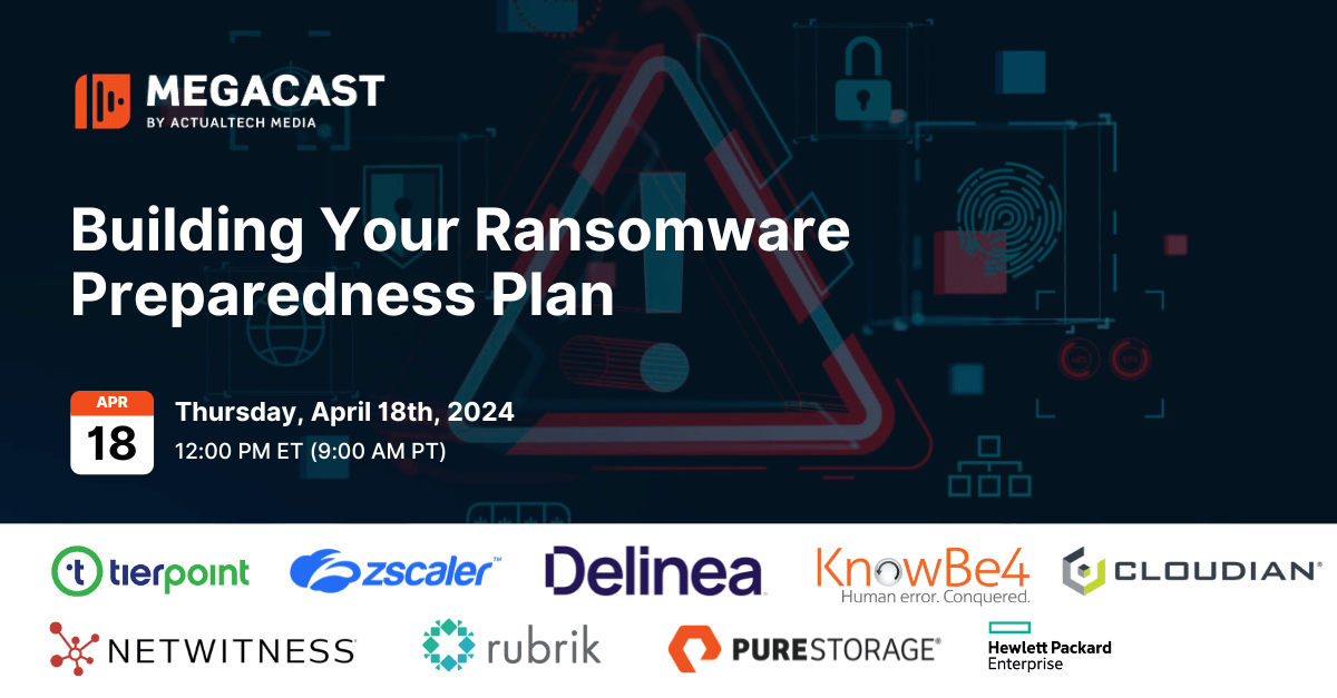 Webinar: Building Your Ransomware Preparedness Plan