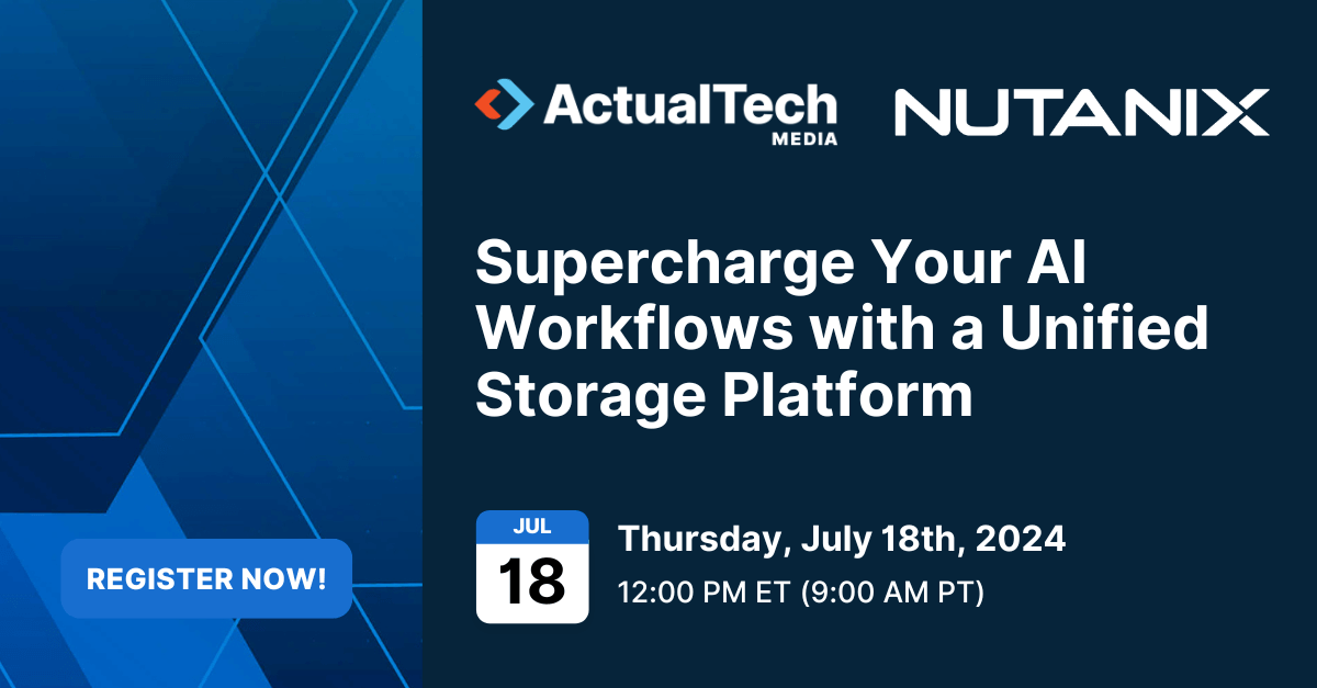 Webinar: Supercharge Your AI Workflows with a Unified Storage Platform