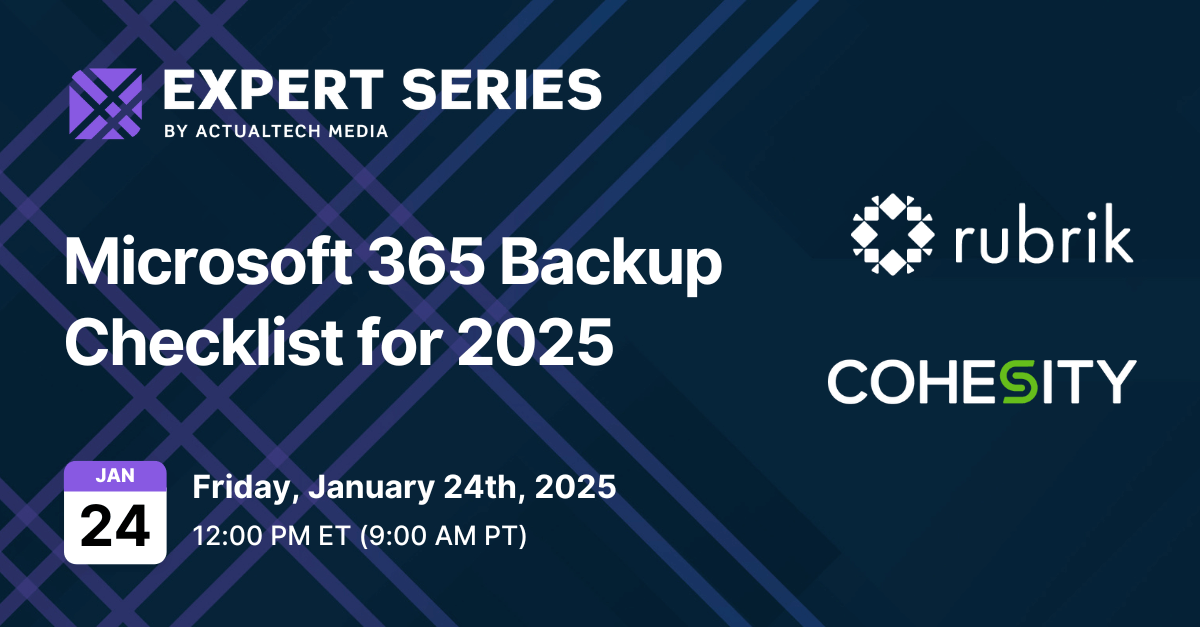 Webinar: Microsoft 365 Backup Checklist for 2025