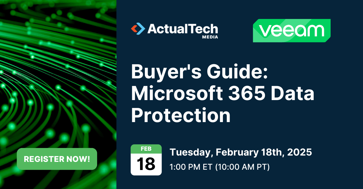 Webinar: Buyer's Guide: Microsoft 365 Data Protection