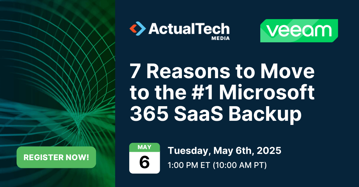 Webinar: 7 Reasons to Move to the #1 Microsoft 365 SaaS Backup