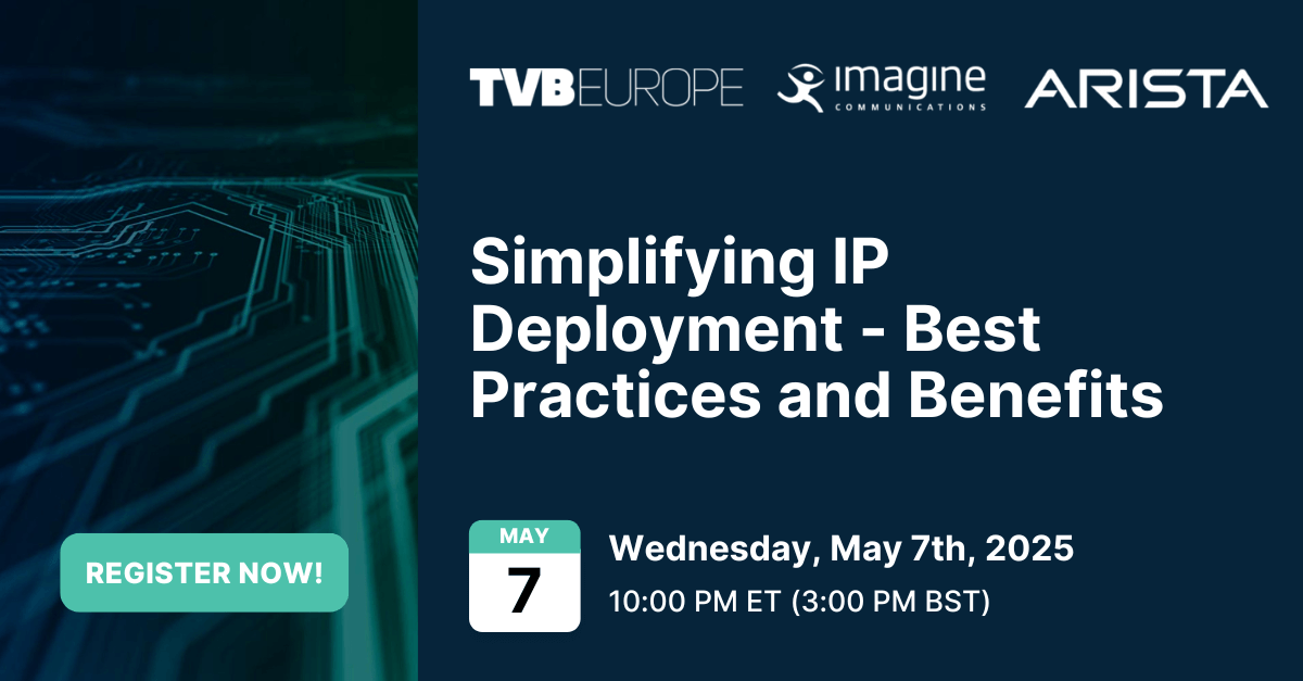 Webinar: Simplifying IP Deployment - Best Practices and Benefits Webinar: Simplifying IP Deployment - Best Practices and Benefits