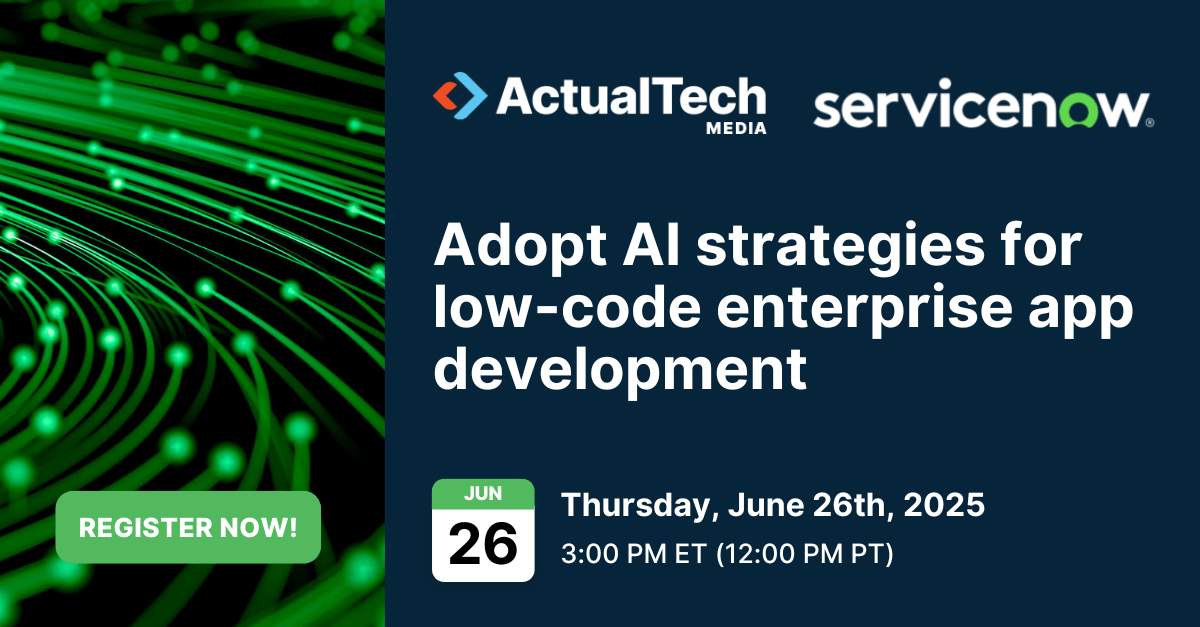 Webinar: Adopt AI strategies for low-code enterprise app development