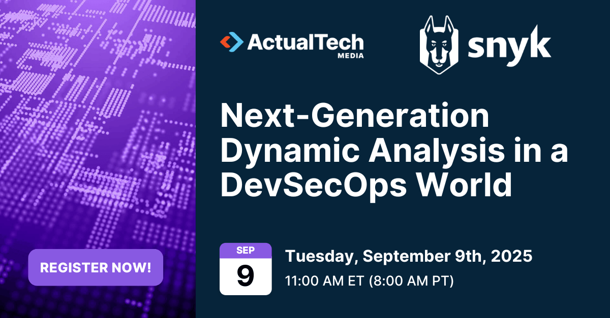 Webinar: Next-Generation Dynamic Analysis in a DevSecOps World